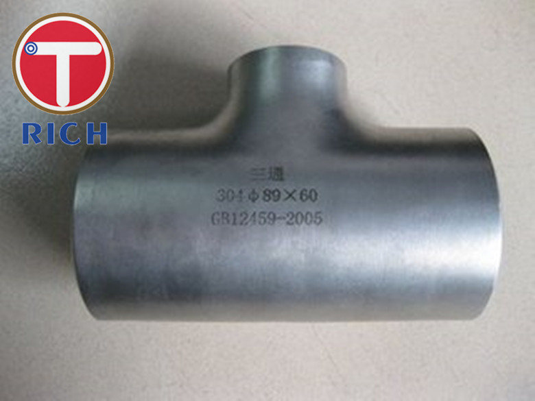 TORICH Welded Stainless Steel Reducing Tee GB/T12459 Steel Fittings for Machinery Parts