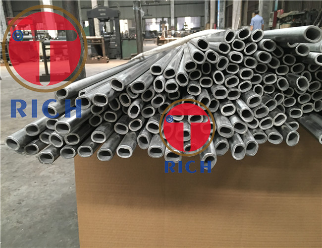 Stainless Steel Flat Elliptical Steel Tubing / Thick Wall Welded Oval ...