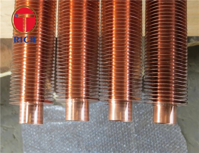 Longitudinal Heat Exchanger Coil Aluminium Copper Fin Tube Extruded ...