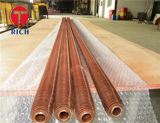 Longitudinal Heat Exchanger Coil Aluminium Copper Fin Tube Extruded ...