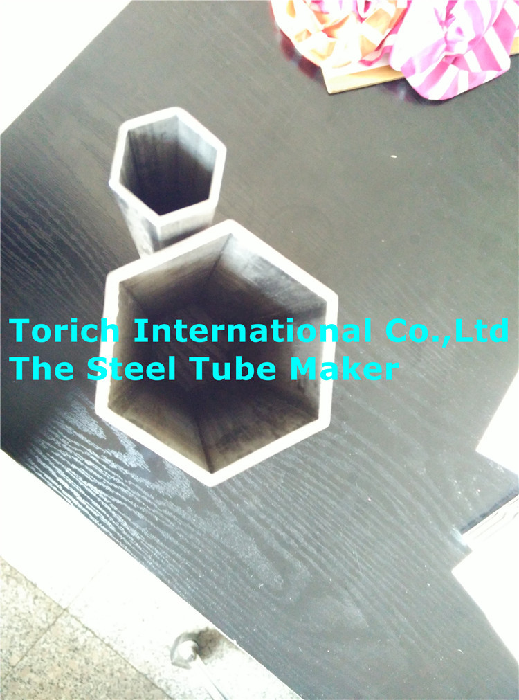 Precision Hexagonal Special Shape Pipe , Seamless Stainless Steel Tube 50mm