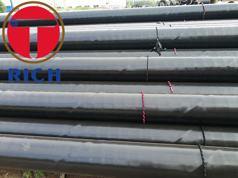 Spiral Double Submerged Arc Welded Steel Pipe Pe Coating For Petroleum ...