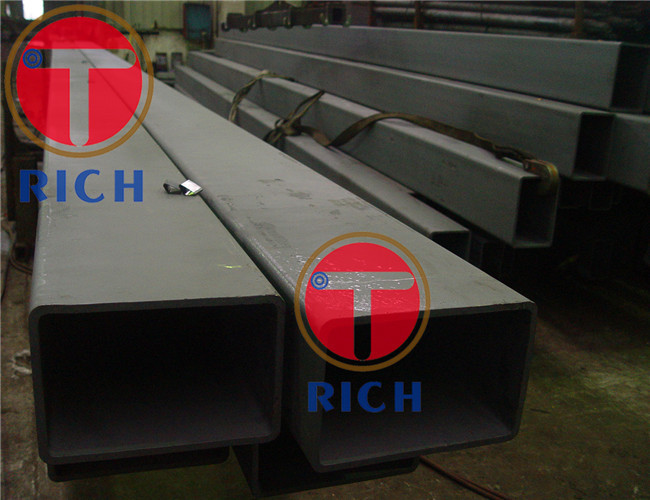 Square / Rectangular Hot Rolled Steel Pipe , Galvanized Electric Welded ...