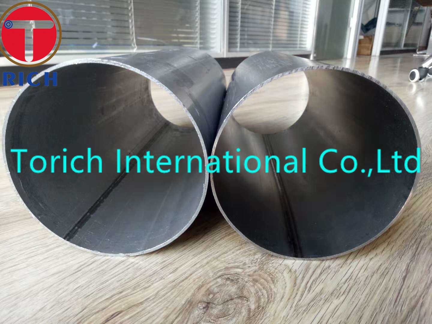 Round Aluminized Welded Carbon Steel Tube OD 127mm WT 1.5mm For ...