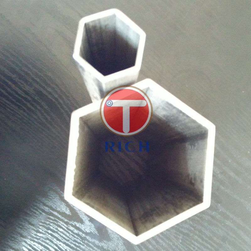 Precision Hexagonal Special Shape Pipe , Seamless Stainless Steel Tube 50mm