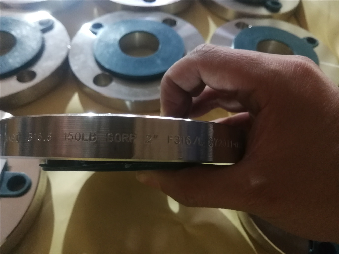 ASTM A182 Forging DN15 Ss Slip On Flange Pipe Fittings