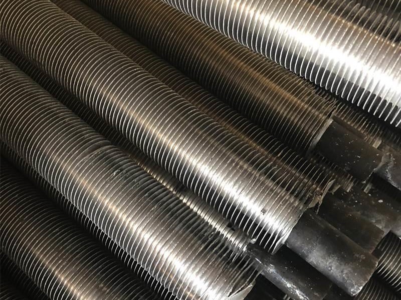 L Shaped Spiral Aluminum Finned Tube For Air Cooler Heat Exchanger